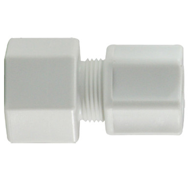 Compression Tube Fittings - Poly Female Connectors 3/8 x 3/8"