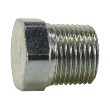 1/4-19 BSPT Plug Steel Hydraulic Adapter