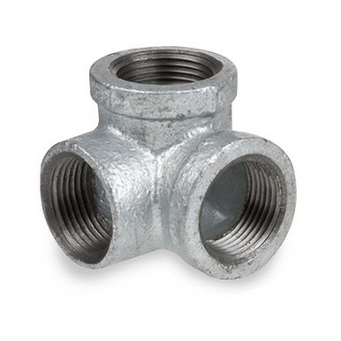3/4 in NPT 90 Degree Side Outlet Elbow - 150# Galvanized Malleable Iron ...