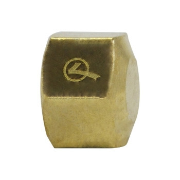 Lead Free Brass Compression Caps - 1/4" Tube OD