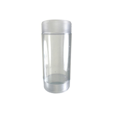 Polycarbonate Threaded Sight Glass Tubes - 2" MNPT (7mm Thick)