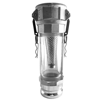 Camlock Sight Glass (10 mm) and Strainer Assembly - 2" IN STOCK