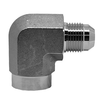 Stainless Steel Adapters - JIC Female 90 Degree Elbows - 1/2" MJIC x 1/ ...