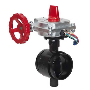Grooved End Butterfly Valve w/ Indicator (67BFVGET030)