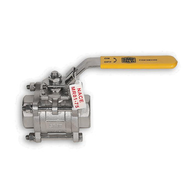 SMP 1000# WOG 3-PC FP Ball Valves CF8M (316) 1-1/4" NPT