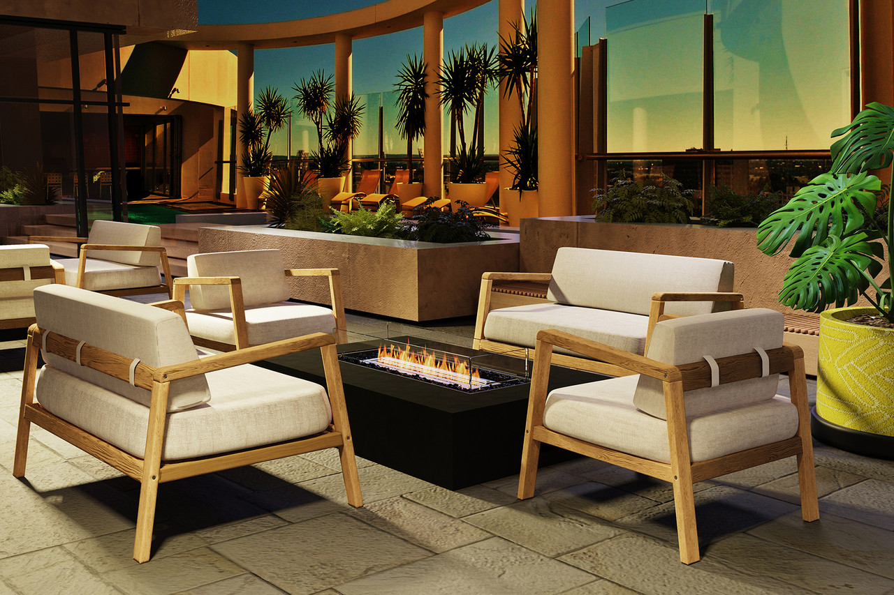 Warf 65 Fire Table - Concrete - Cantoni