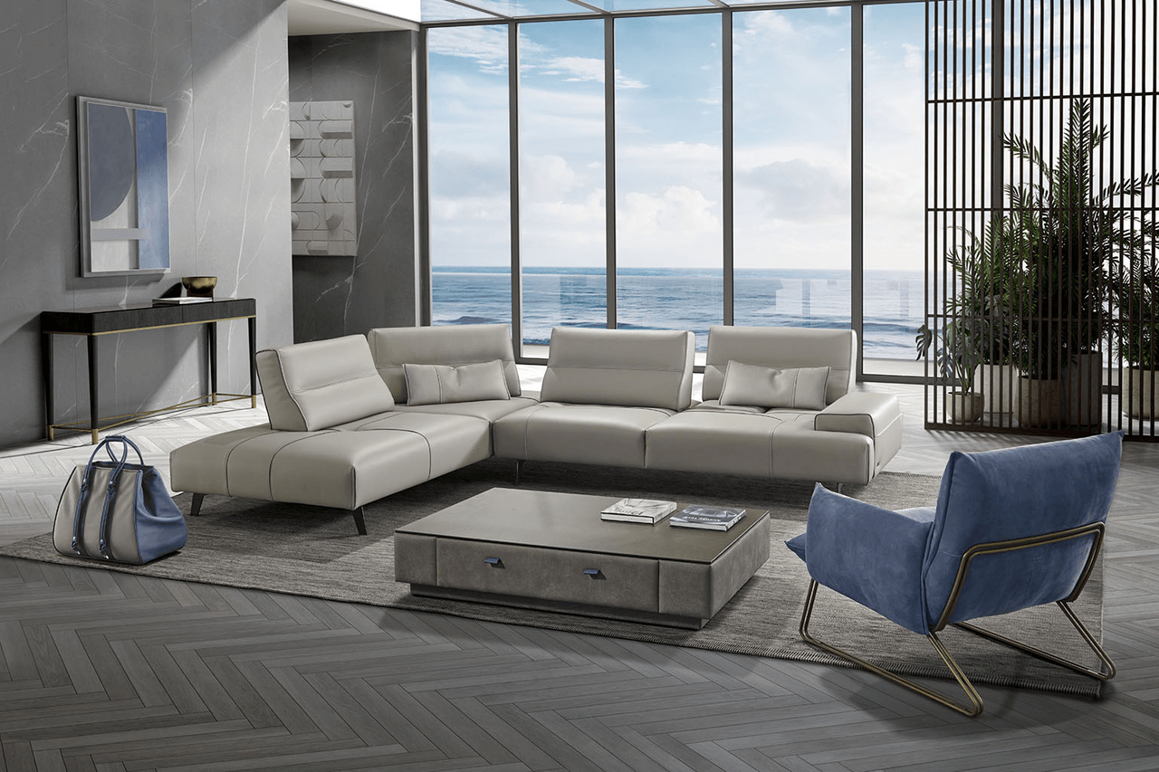 Smart Sectional - Light Grey - Cantoni