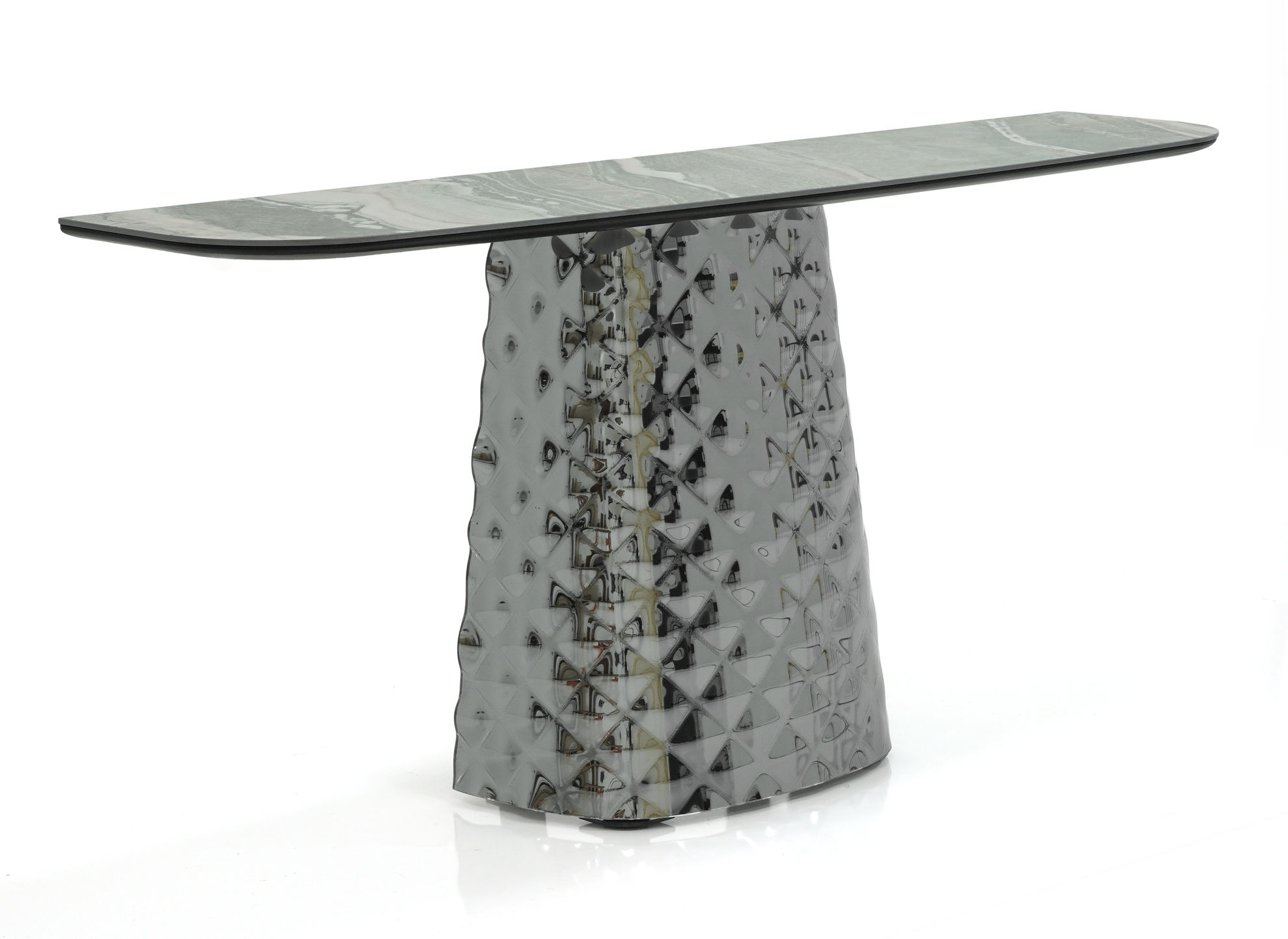 Cattelan Italia Atrium Console Table - 62 In - Kaindy/Smoke