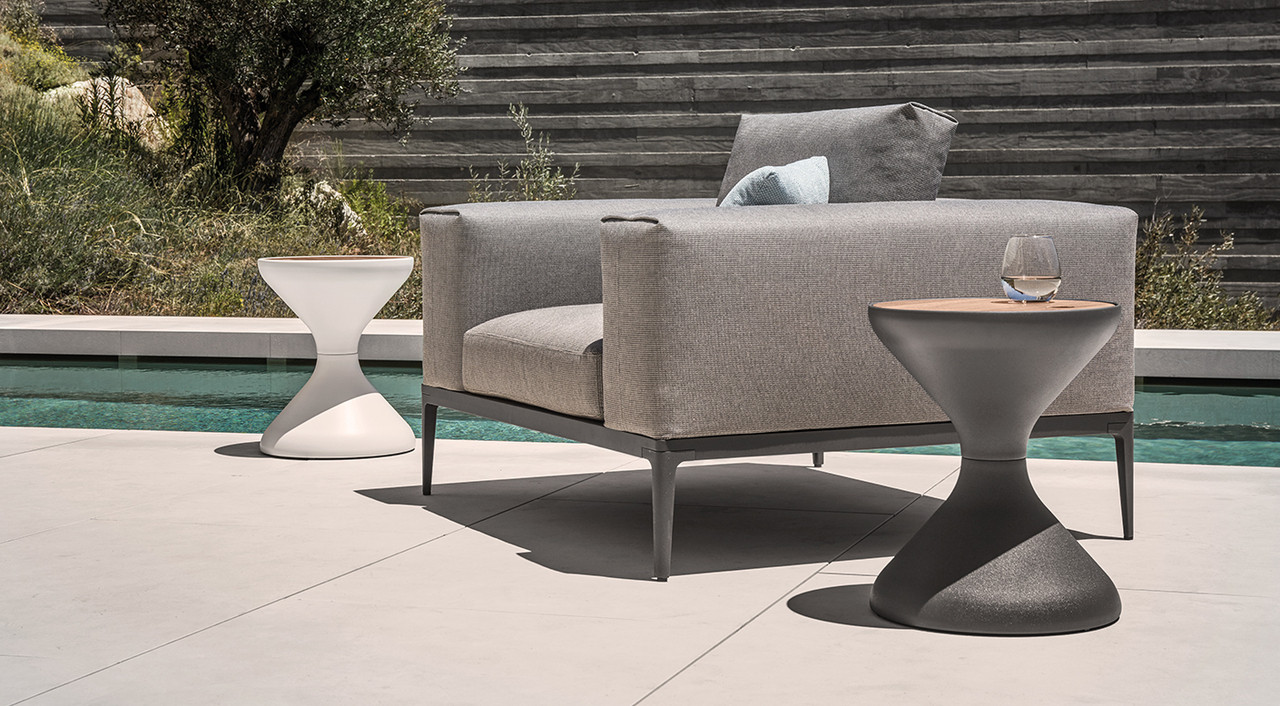 Bells Side Table w/ Ice Bucket - Cantoni