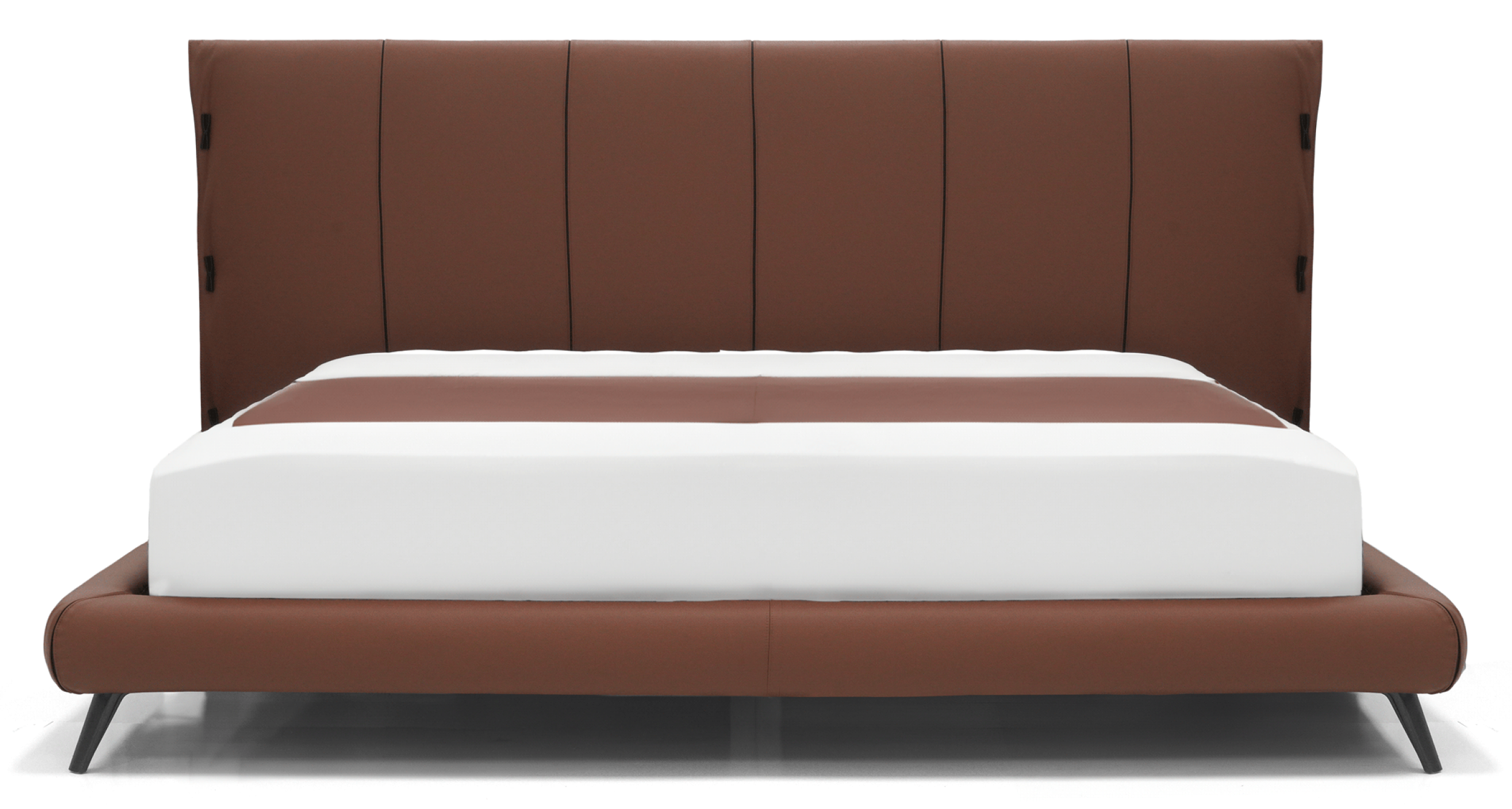 Cuff Hi King Bed - Cognac - Cantoni