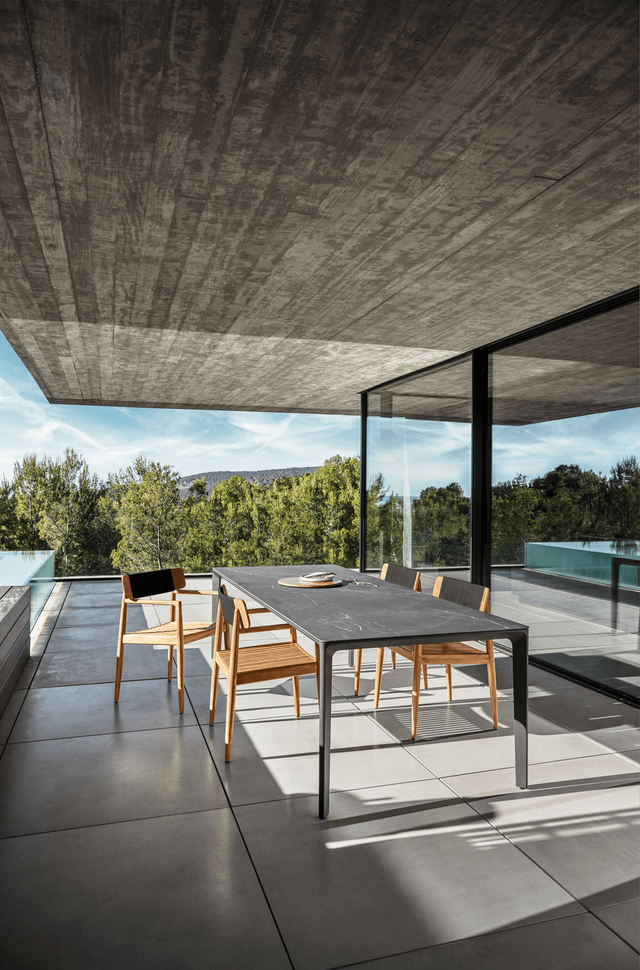 Carver Ceramic Dining Table - 67 In - Cantoni