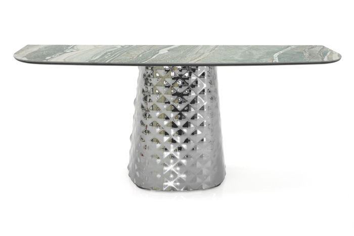 Cattelan Italia Atrium Console Table - 62 In - Kaindy/Smoke