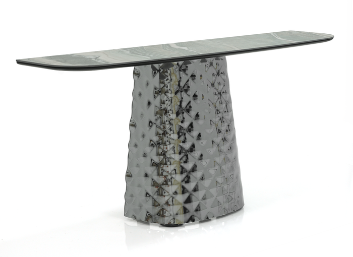 Cattelan Italia Atrium Console Table - 62 In - Kaindy/Smoke