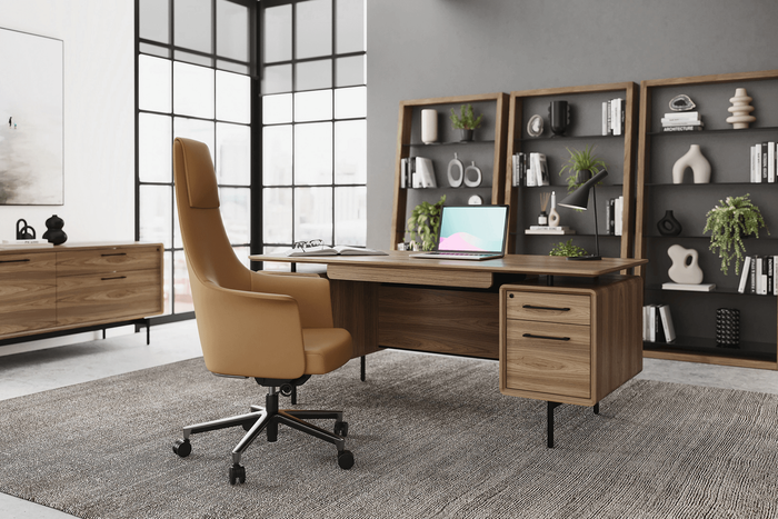 Linq 6821 Excutive Desk - Cantoni