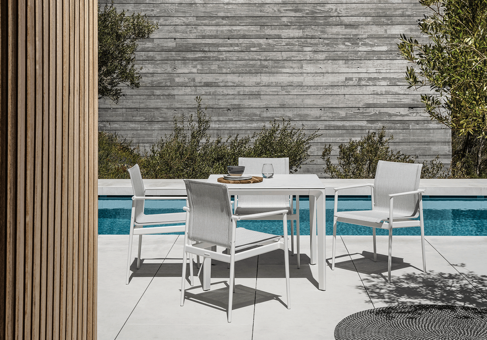 Carver Ceramic Dining Table - 67 In - Cantoni