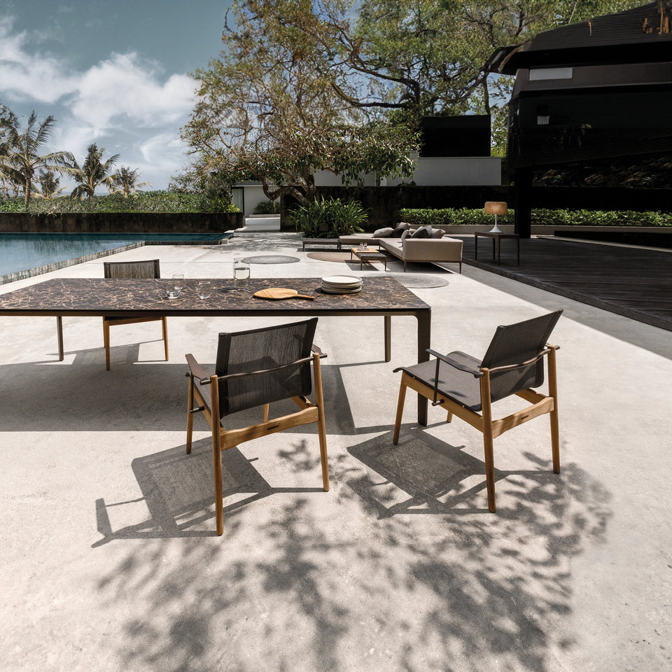 Carver Ceramic Dining Table - 67 In - Cantoni