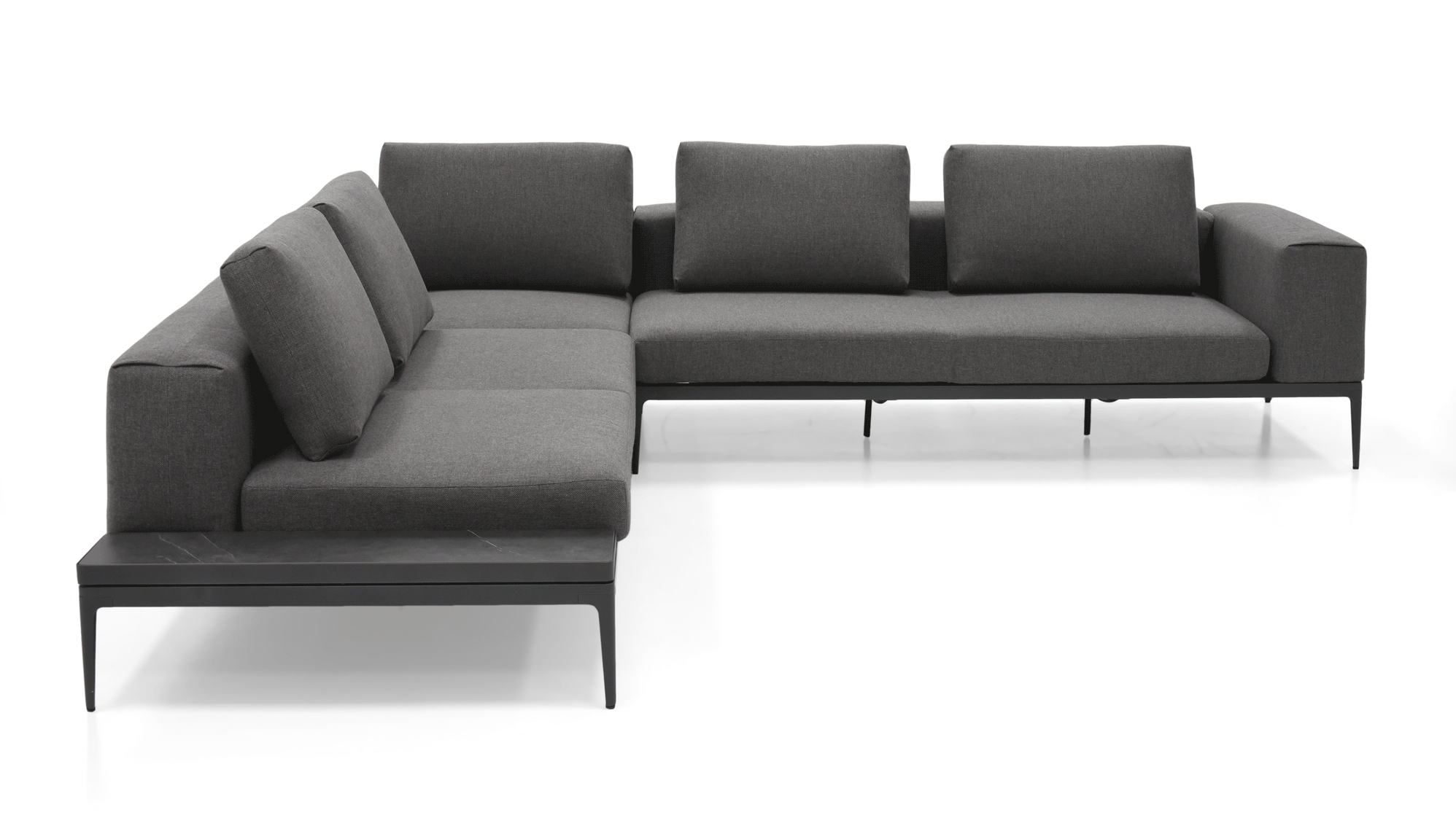 Grid 3 Pc Sectional - Granite - Cantoni