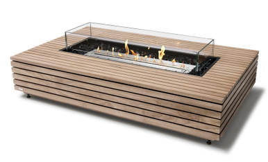 Warf 65 Fire Table - Teak - Cantoni