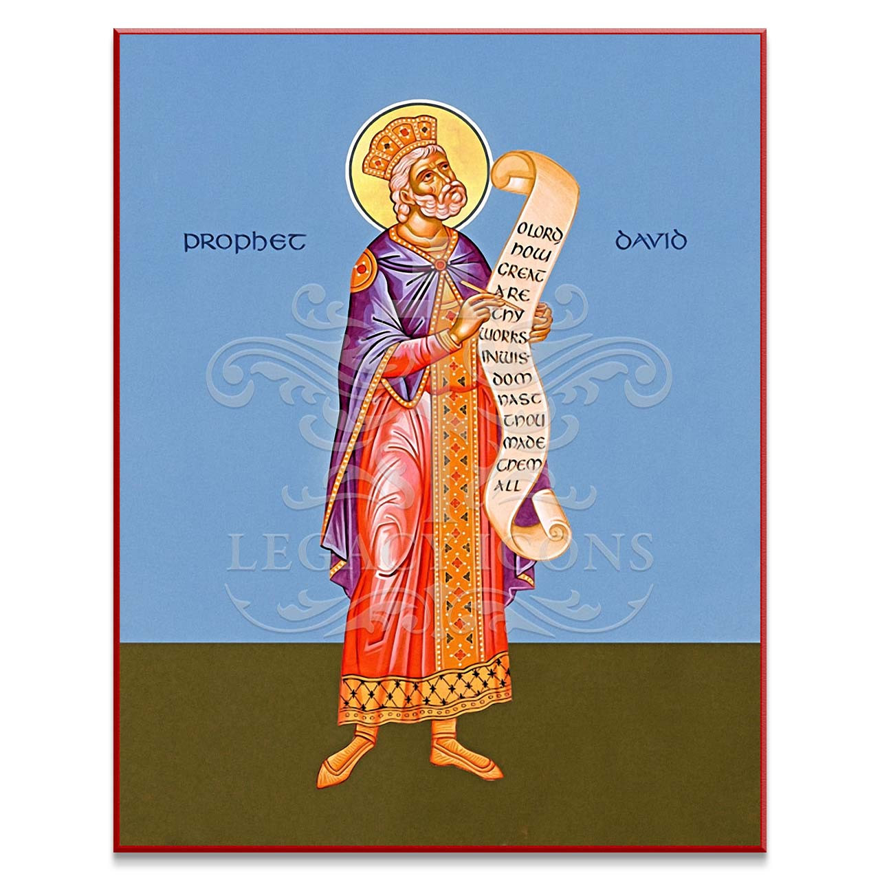 Prophet David (Koufos) Icon - S141 - Legacy Icons