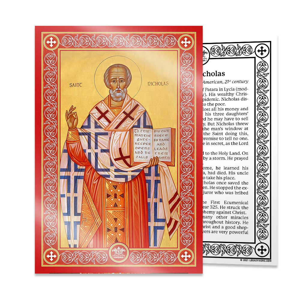Saint Nicholas Orthodox Icon | Legacy Icons
