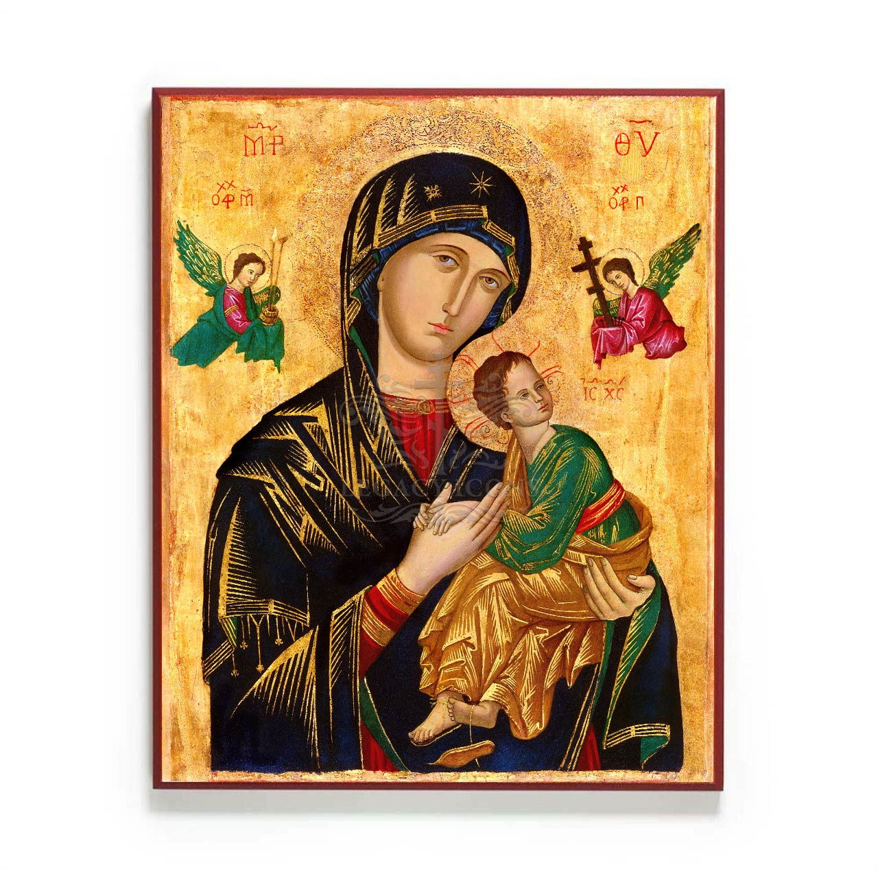 Holy Trinity - Hospitality of Abraham (Rublev) Replica Icon - Legacy Icons