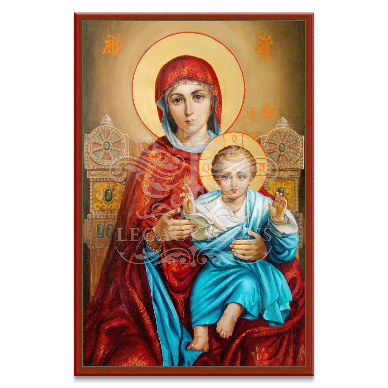 Theotokos Enthroned (XIIIc) Icon - T138 - Legacy Icons
