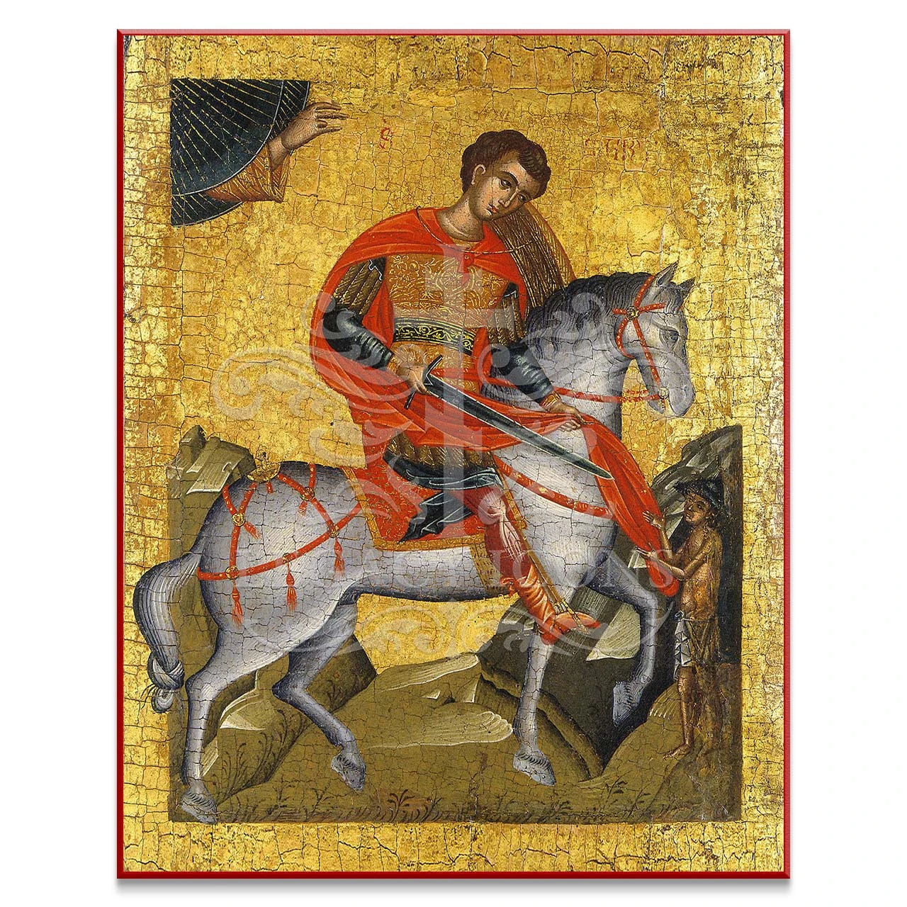 Saint Martin of Tours Icon by Legacy Icons