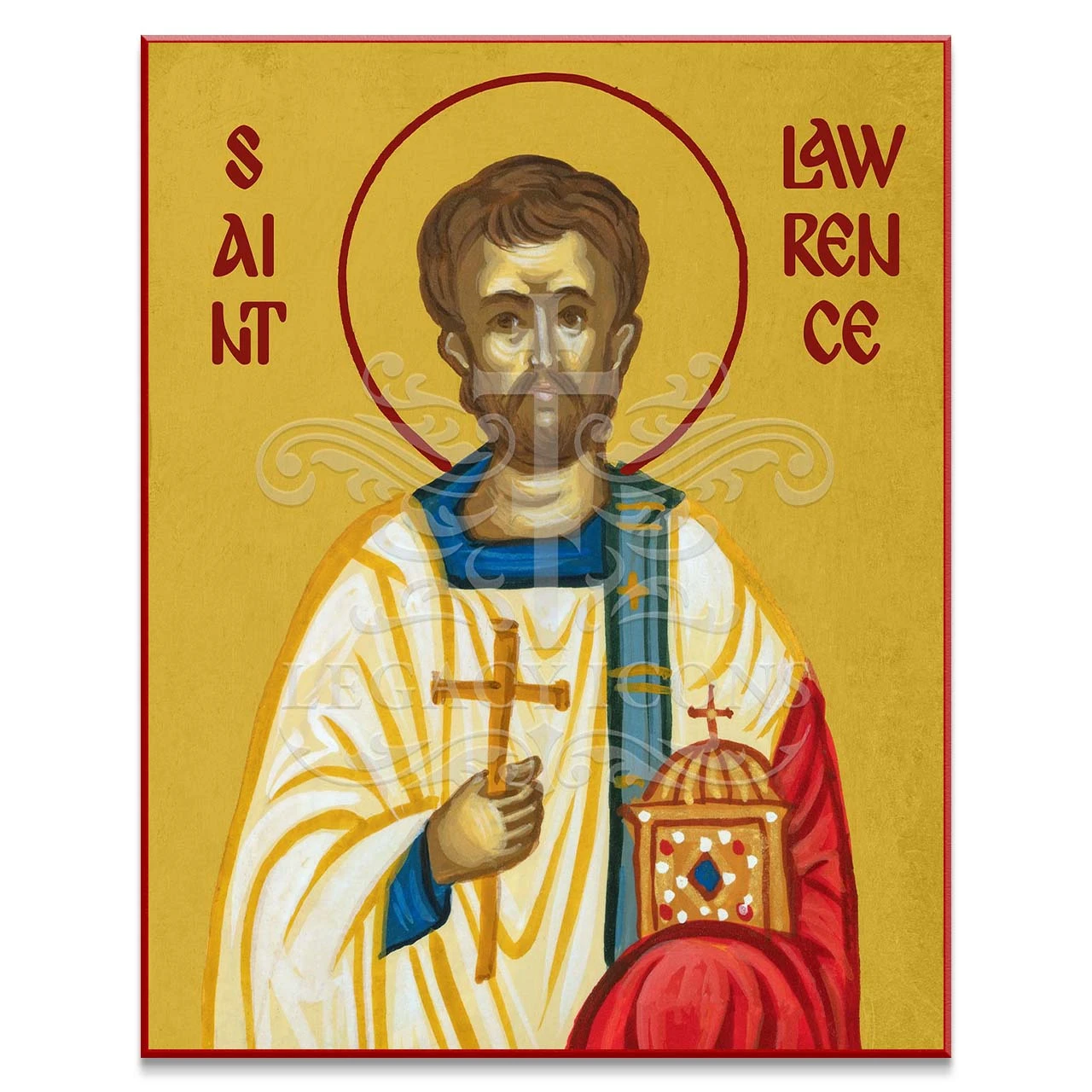 Icon of Saint Lawrence the Deacon of Rome