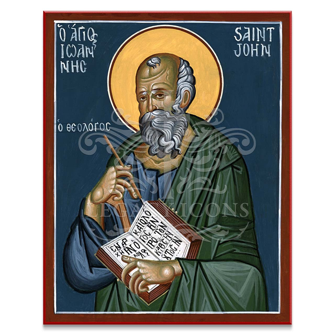Icon Of Apostle John The Theologian And Evangelist Museum Quality Icon By Legacy Icons