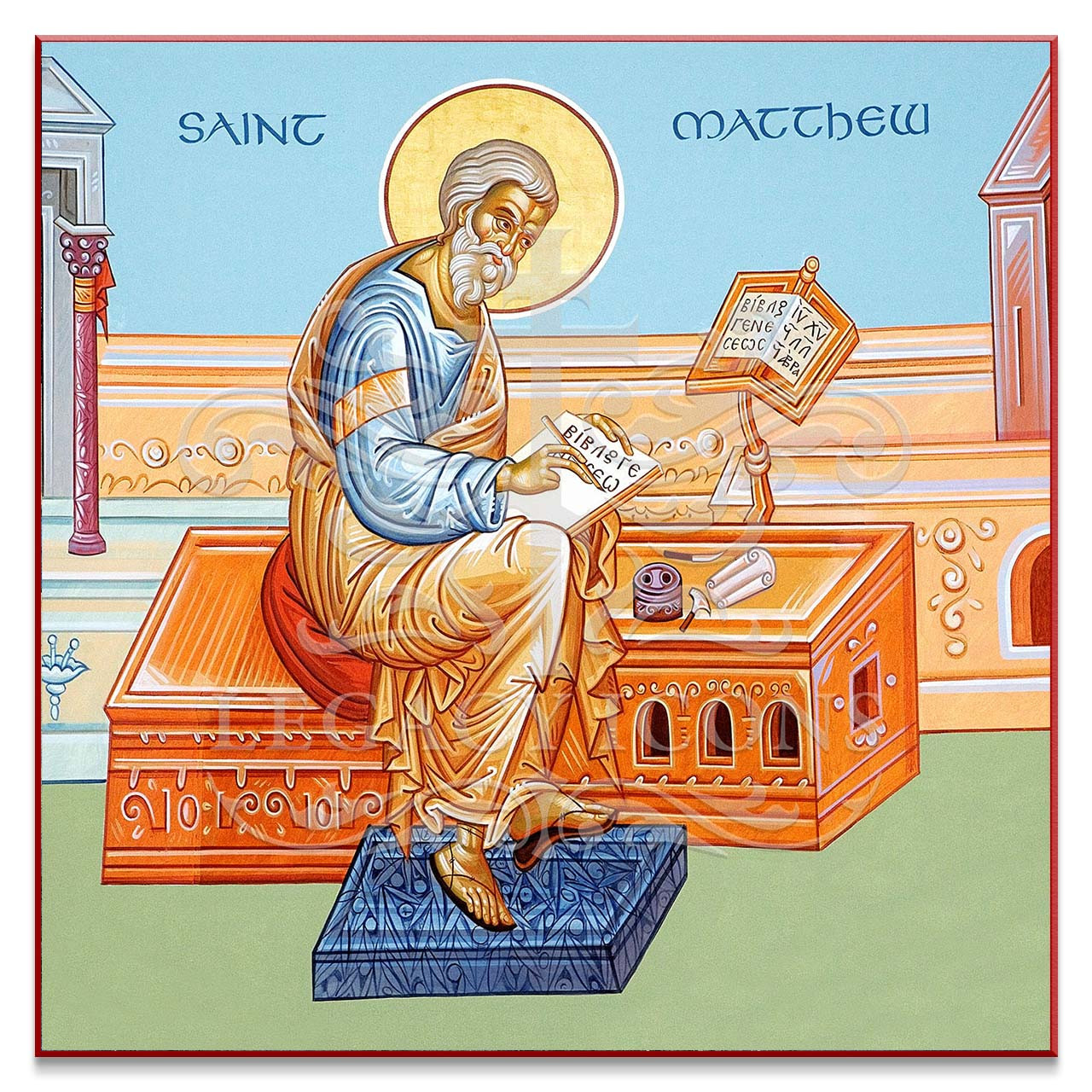 Saint Matthew the Evangelist (Koufos) Cathedral Icon - S356 - Legacy Icons