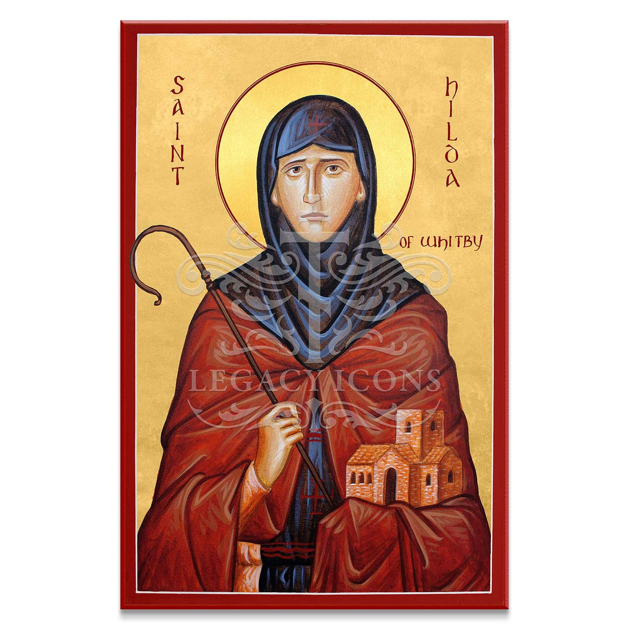 Saint Hilda of Whitby (Whirledge) Icon - S582