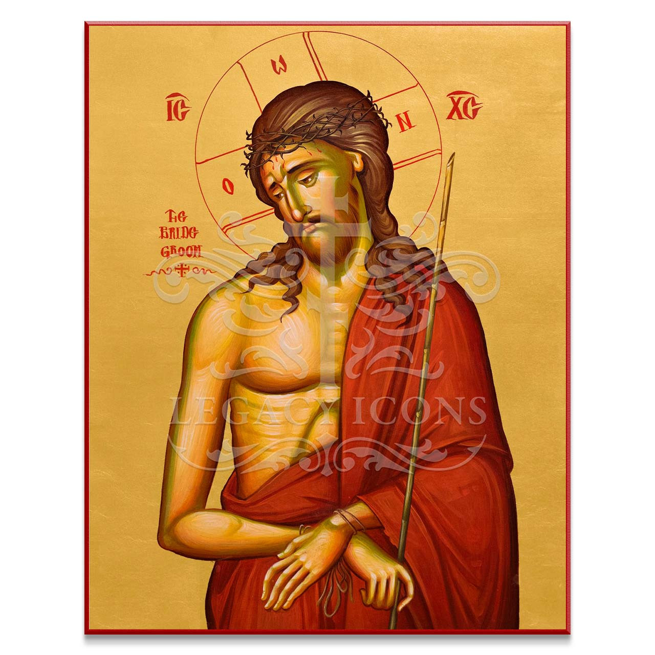 Christ "the Bridegroom" Extreme Humility (Clark) Cathedral Icon - X127 ...