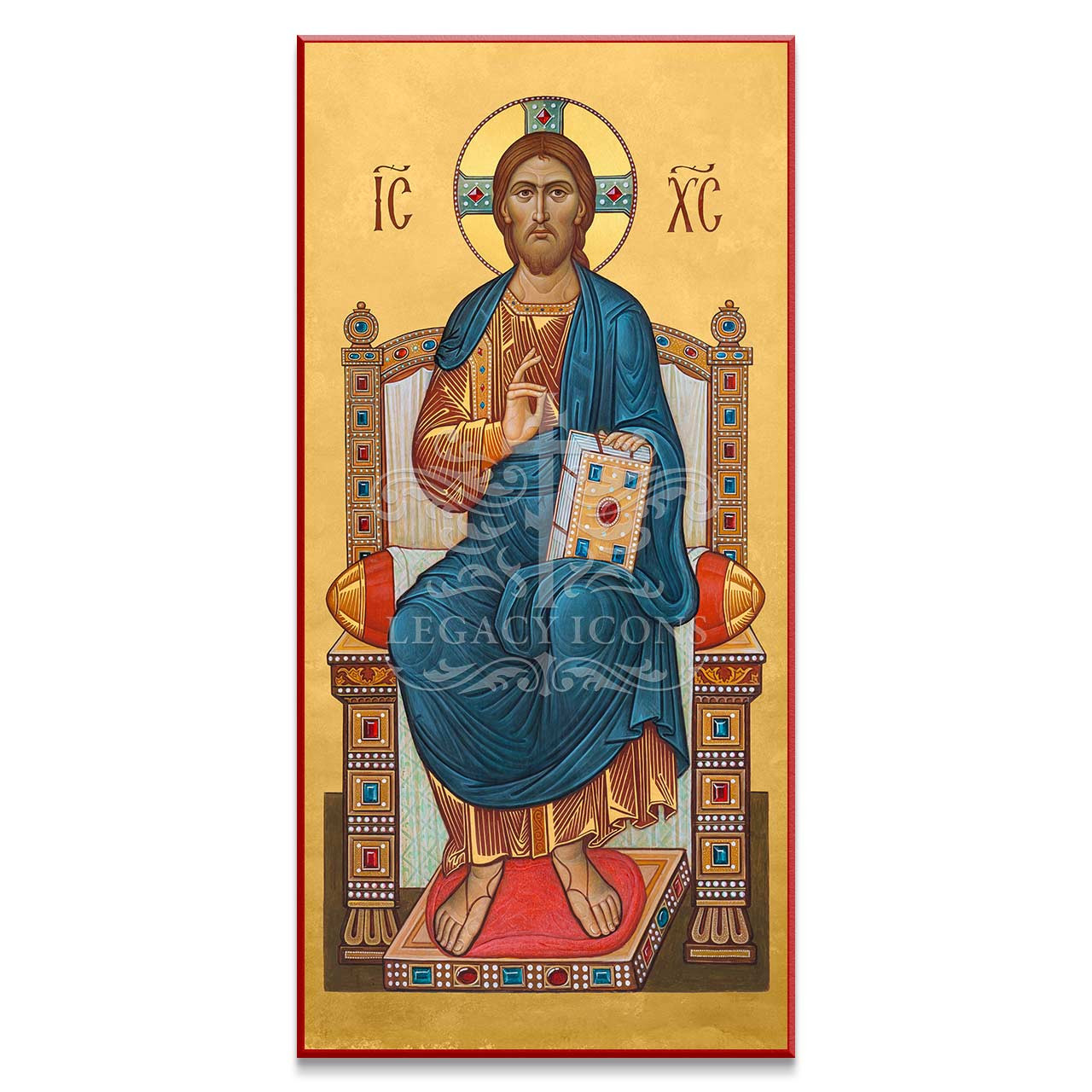 Christ Enthroned Icon - X176