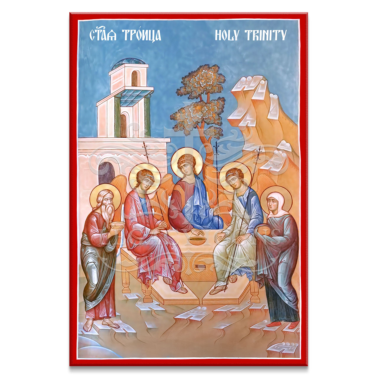 Holy Trinity - Hospitality of Abraham Icon from Saint Nicholas Cathedral