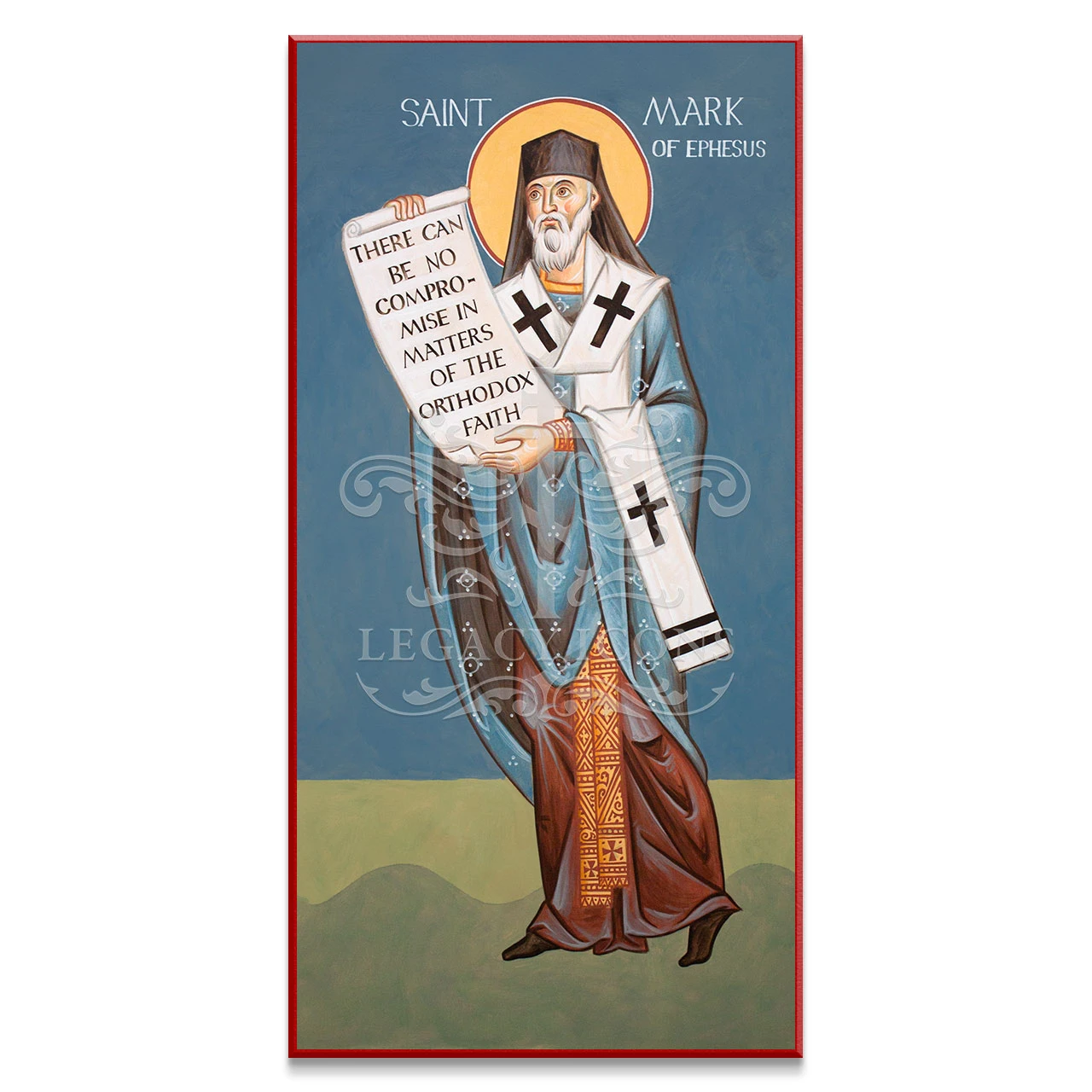 Saint Mark of Ephesus Icon by Brian Whirledge - Legacy Icons