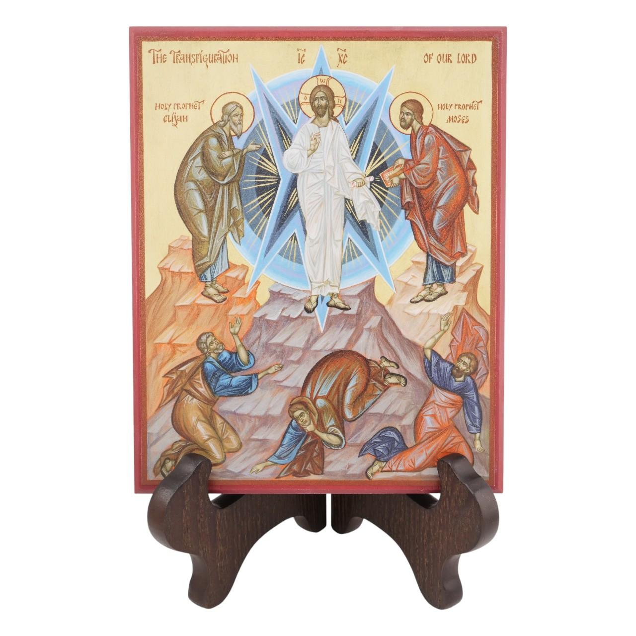 Wood Icon Stand
