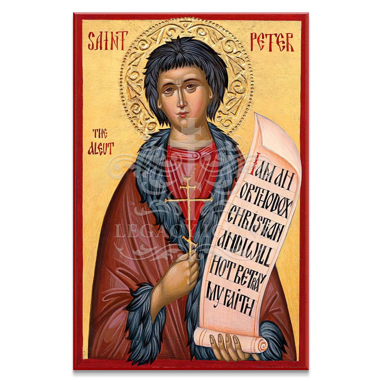 Saint Peter the Aleut Icon - S212 - Legacy Icons