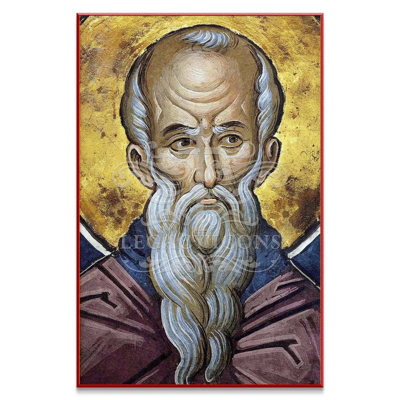 Saint Athanasius of Athos (Athos) Icon - S281 - Legacy Icons