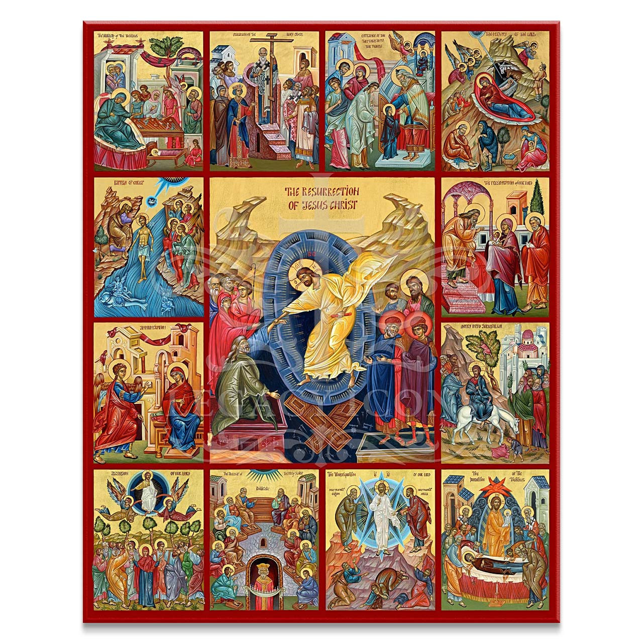 Orthodox Icon of the Great Feasts (XXIc)