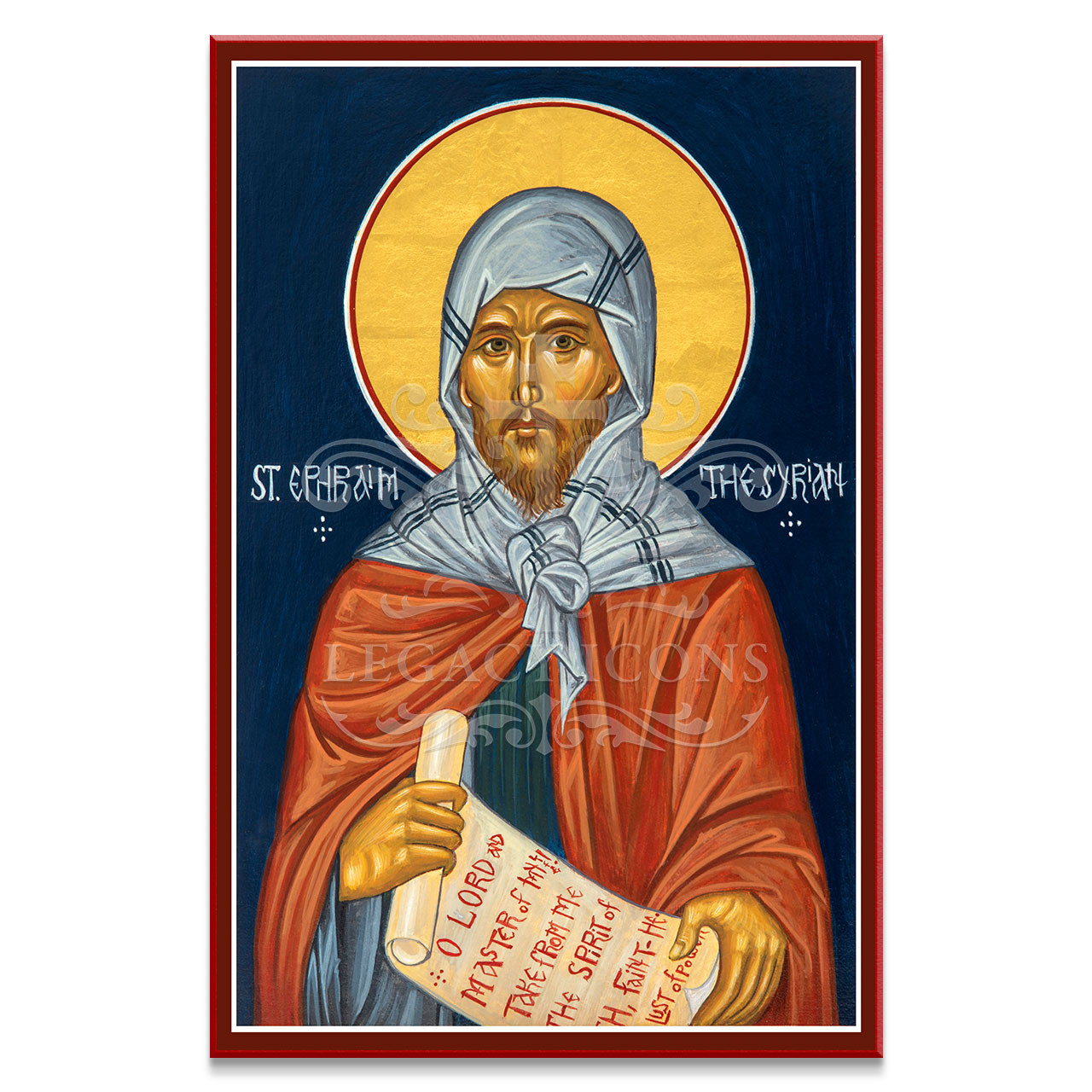 Saint Nektarios of Aegina Icon by the hand of Mark Fiorenzo