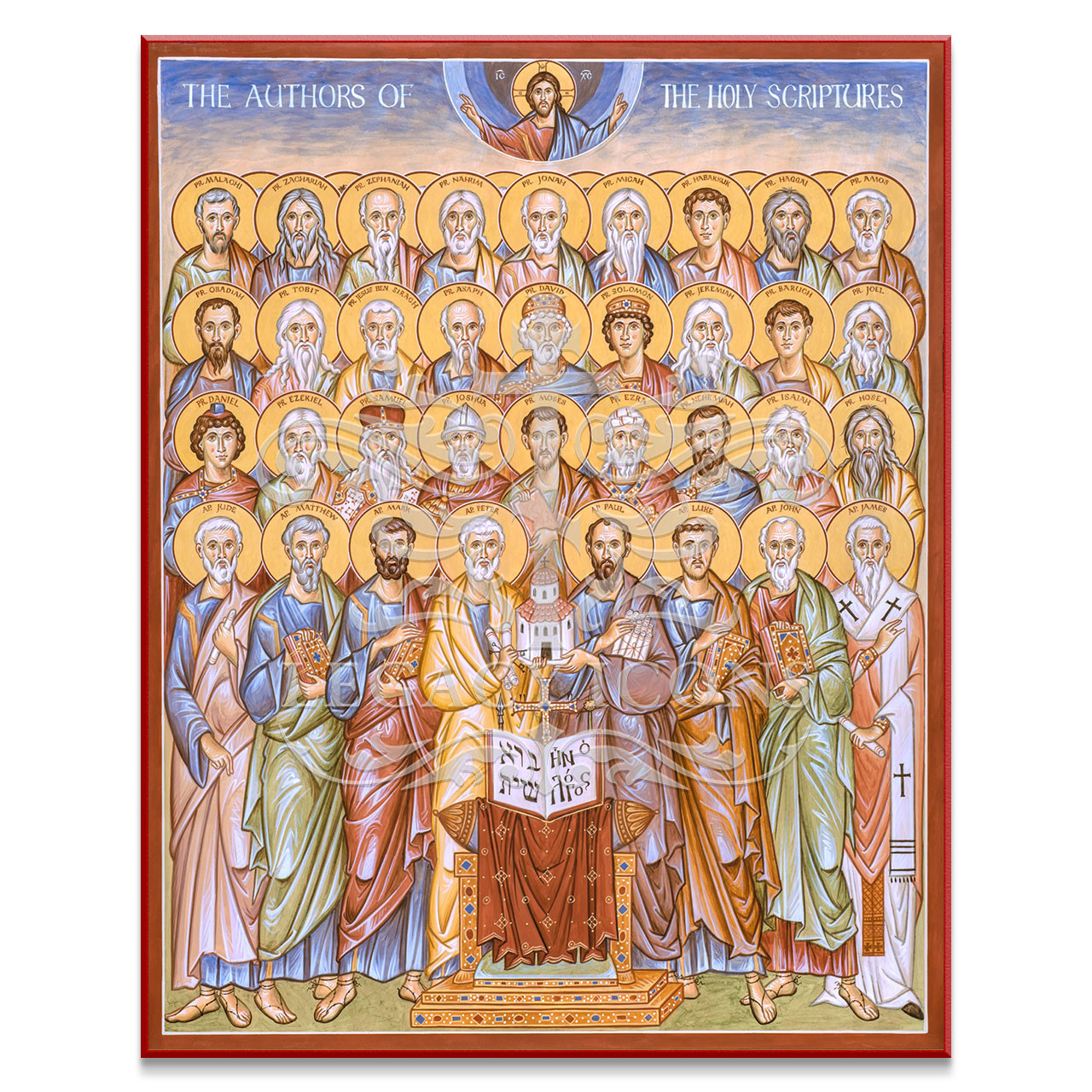 Icon of All the Authors of the Holy Scriptures - Writers of the Bible ...