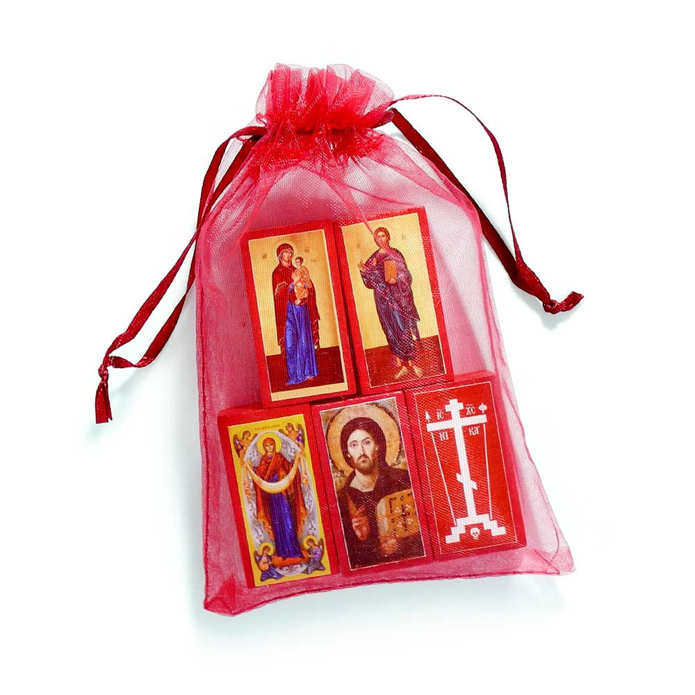 Micro Icon Set of 14 Popular Icons (Christ, Theotokos, Angels, Saints)