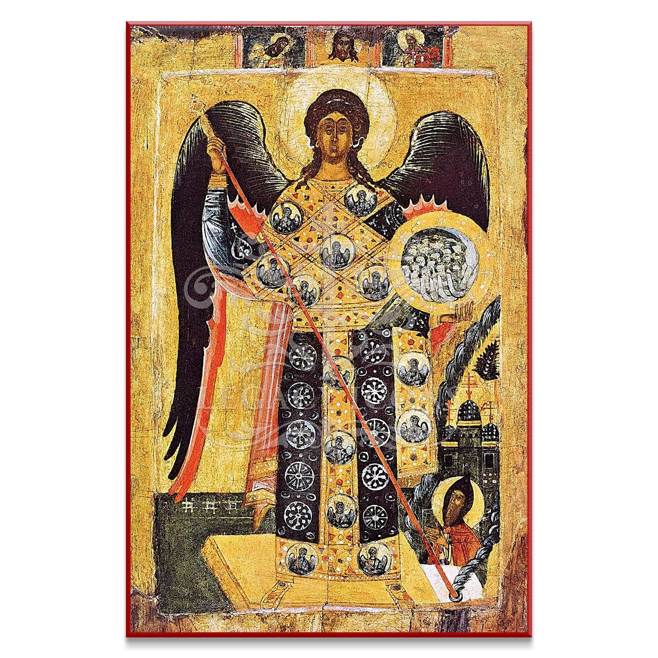 Miracle of Archangel Michael at Chonae (XVc) Icon - F153 - Legacy Icons