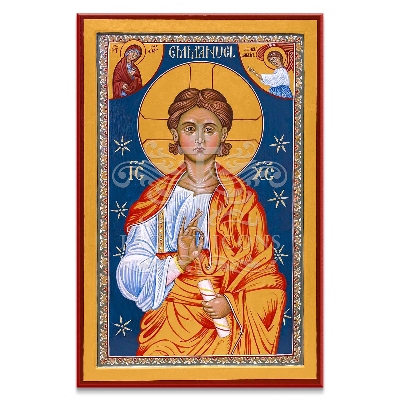 Christ "Emmanuel" Icon - X102 - Legacy Icons
