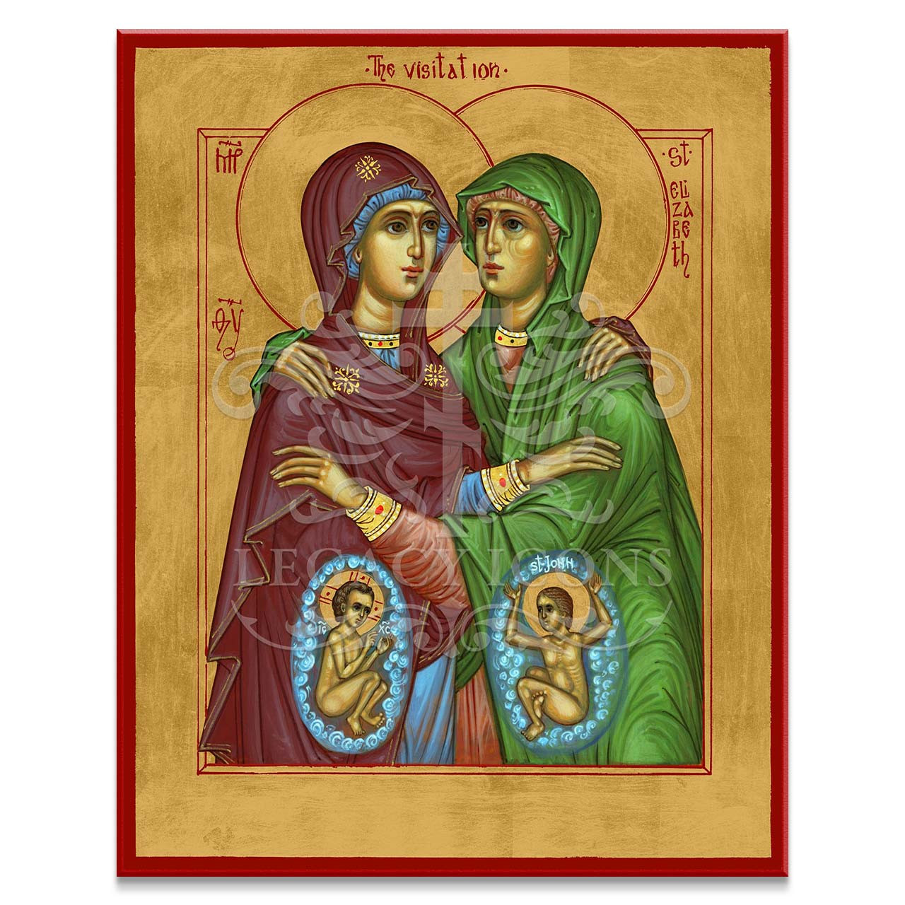 Icon of the Visitation of the Virgin and Elizabeth