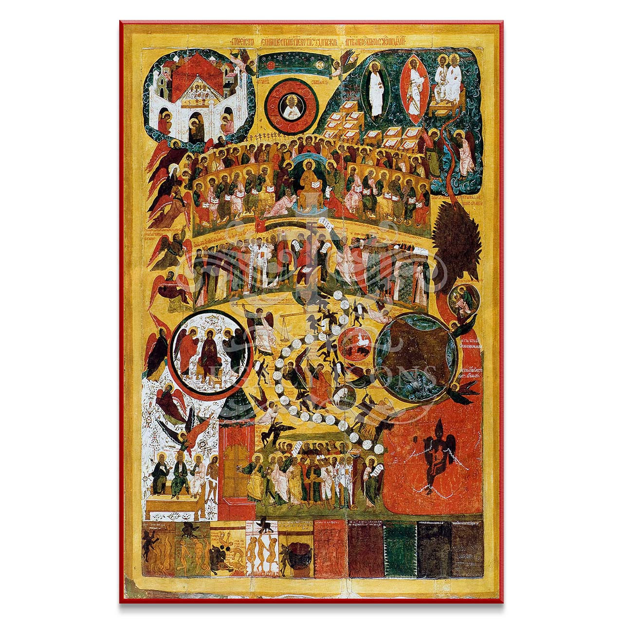 Orthodox Icon of the Last Judgment (XVIc)