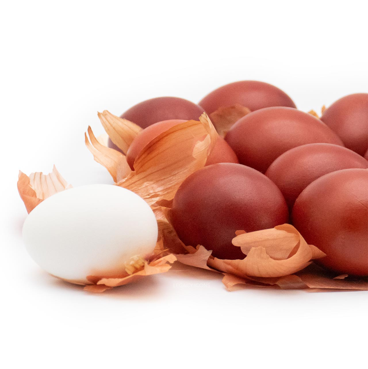 Natural Onion Skin Red Egg Dye for Pascha and Easter Eggs