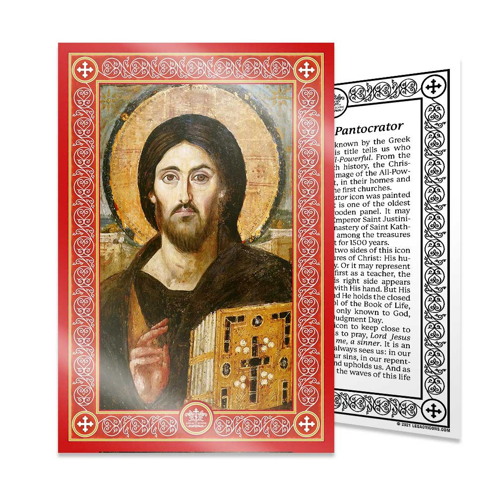 Christ "Pantocrator" of Mount Sinai Orthodox Icon | Legacy Icons
