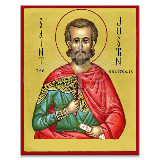 Icon of Saint Justin Martyr the Philosopher by Legacy Icons