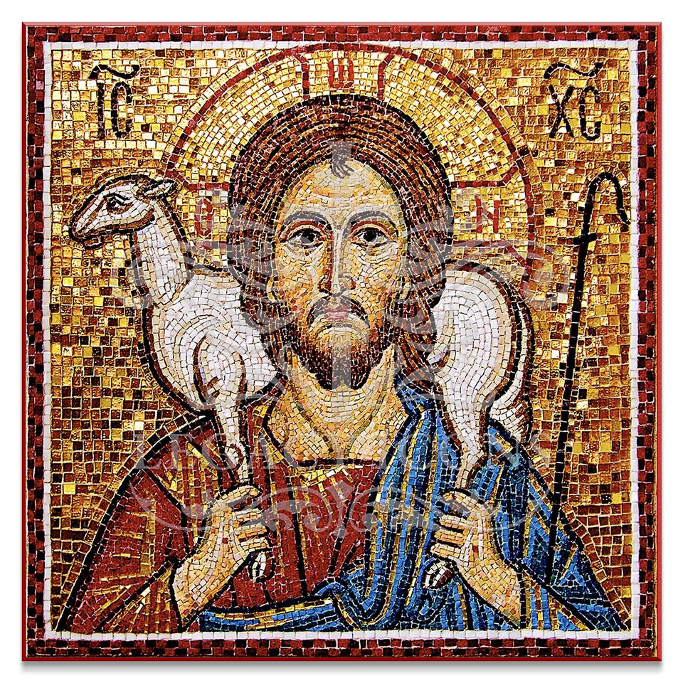 Orthodox Icon of Jesus Christ "the Good Shepherd"